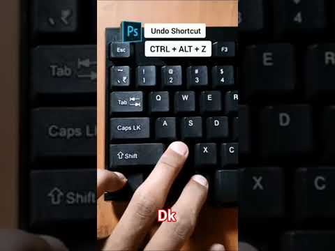 Shortcut Key for Undo in Photoshop #computer #shortcutkeys