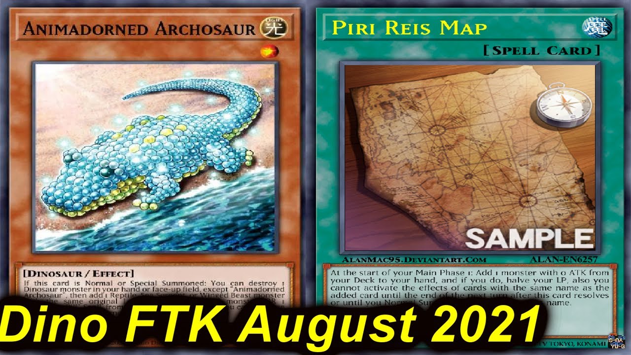 【YGOPRO】DINOSAUR FTK DECK AUGUST 2021