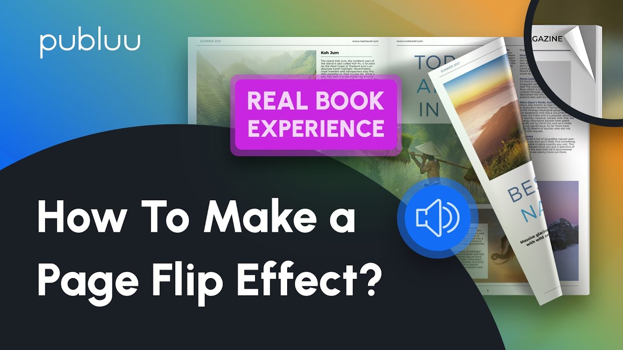 How to Make a Page Flip Effect in a PDF