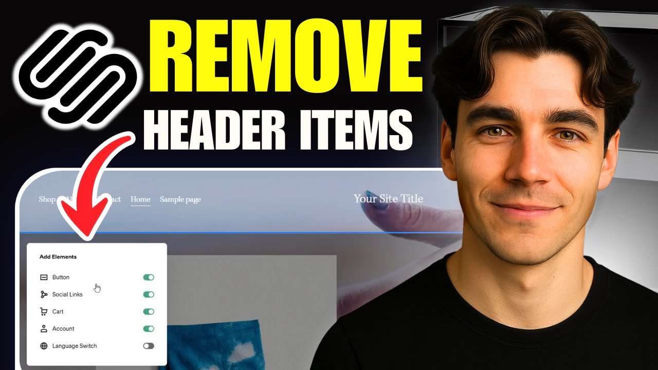 How To Remove Things From Squarespace Header (Tutorial 2026)