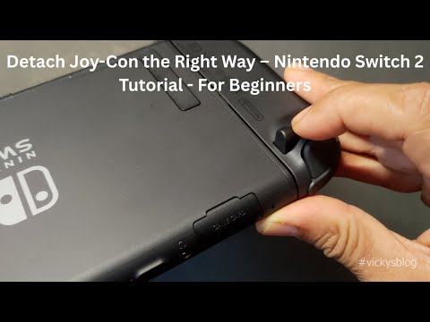 How to Safely Remove Joy-Con Controller from Nintendo Switch 2