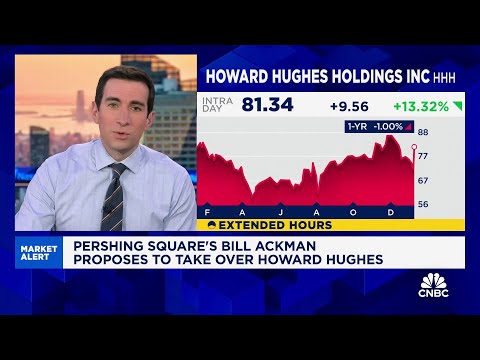 Pershing Square's Bill Ackman proposes to take over Howard Hughes