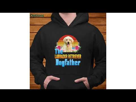 The Labrador Retriever Rose Garden Dogfather Tshirt