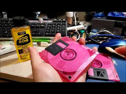Removing Old Adhesive with Goo Gone