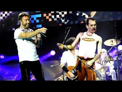 Freddie Mercury and Paul Rodgers - The Show Must Go On (Live in Ukraine 2008)