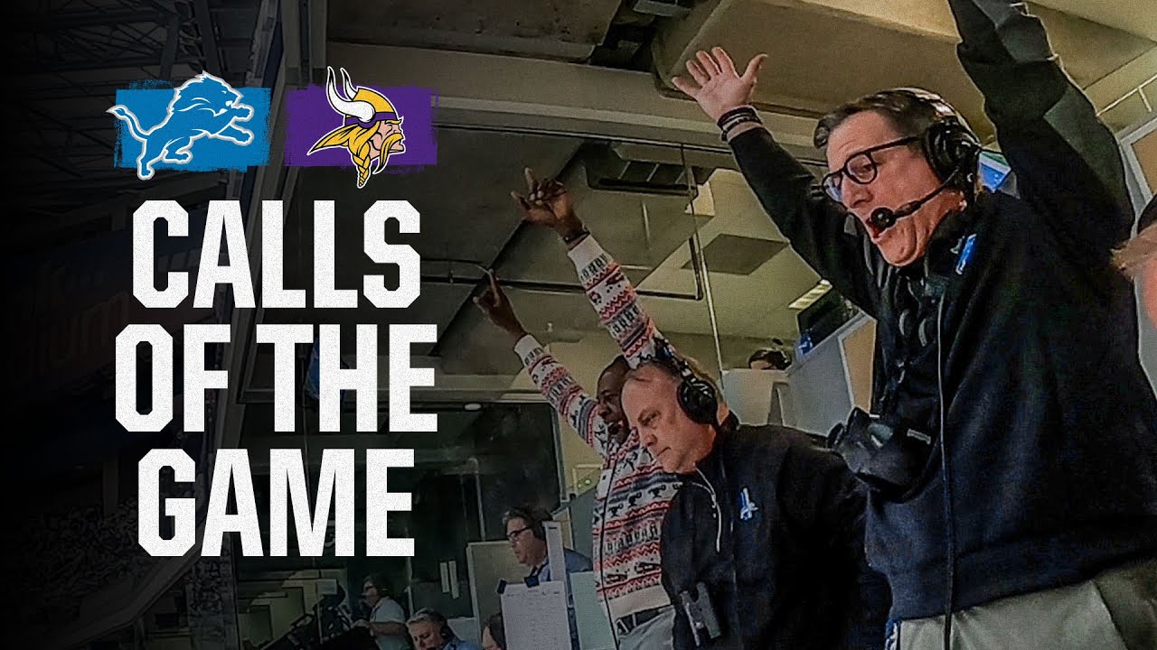 Dan Millers Calls Of The Game Detroit Lions Clinch Nfc North [video