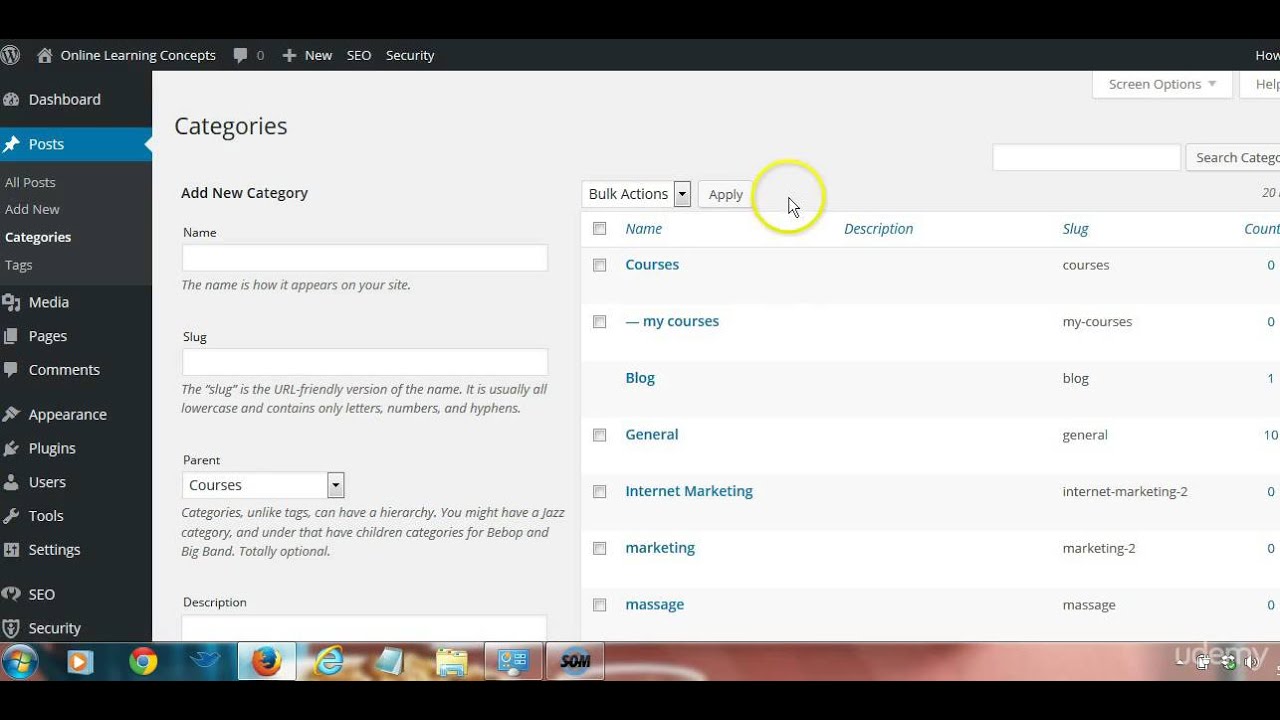 11   How to add categories in WordPress