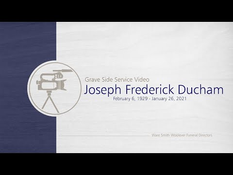 Joseph Frederick Ducham