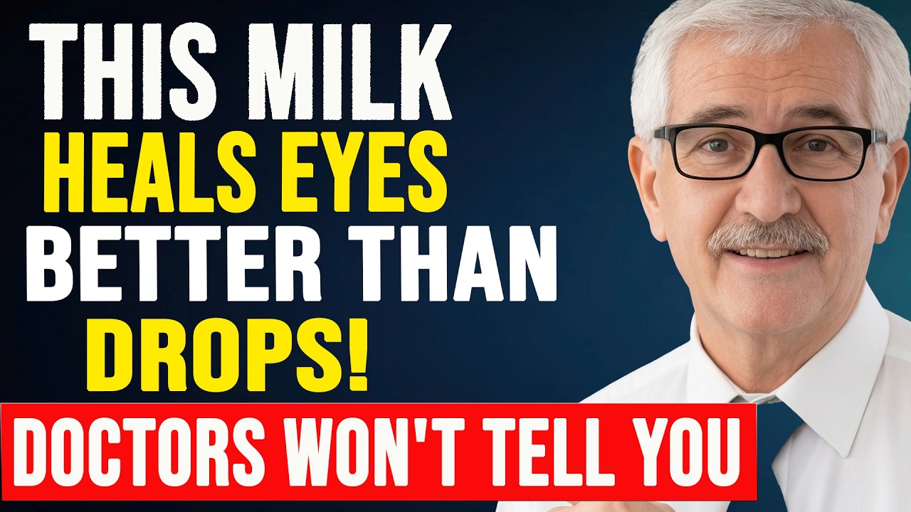 Eye Doctor Explains: THIS Milk Drinks Help Your Eyes More Than Drops! | Senior Health