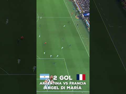 2 Gol Argentina vs Francia - Ángel Di María - #shorts #argentina #qatar