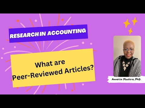 What Are Peer Reviewed Articles?