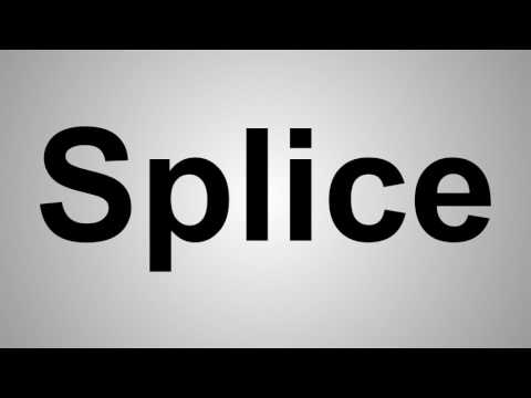 How To Pronounce Splice