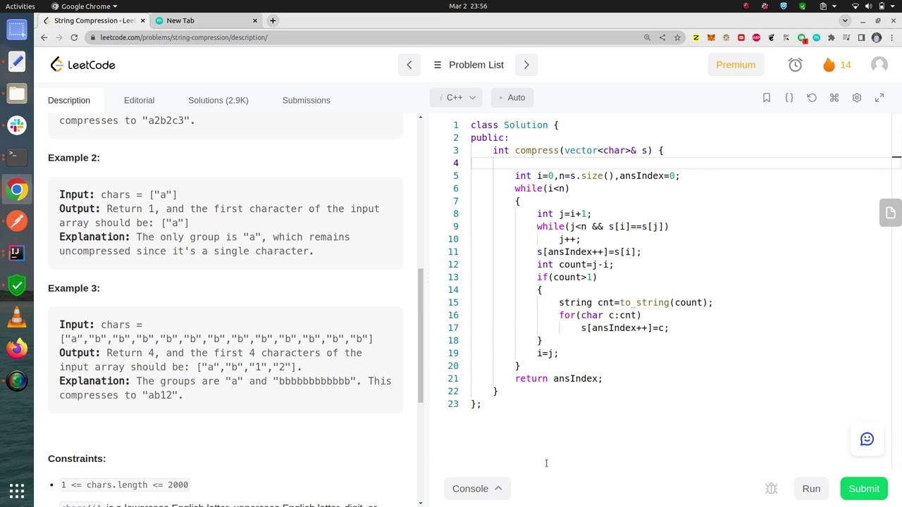 Leetcode | DPP | 443 :String Compression | Strings