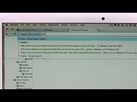 CNET How To - Search bookmarks and history super quick in Google Chrome