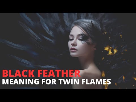 Black Feather Meaning for Twin Flames