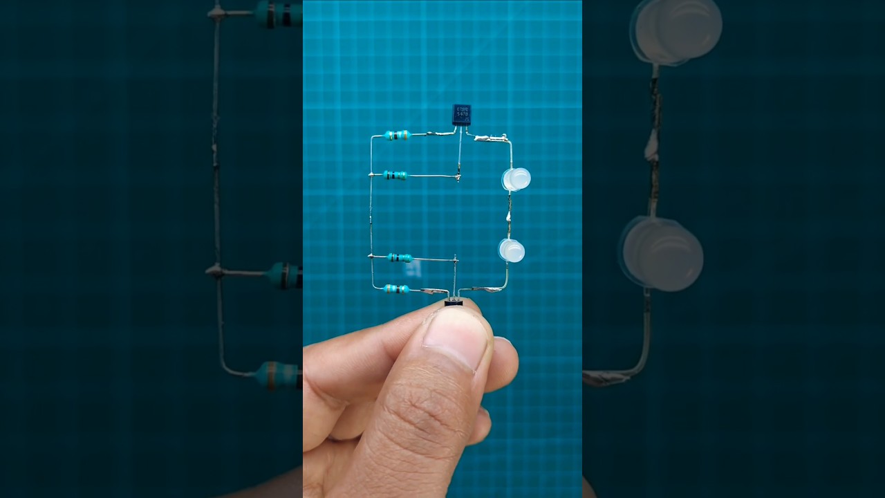 How to Make a Blinking LED Circuit Using a Transistor ⚡💡