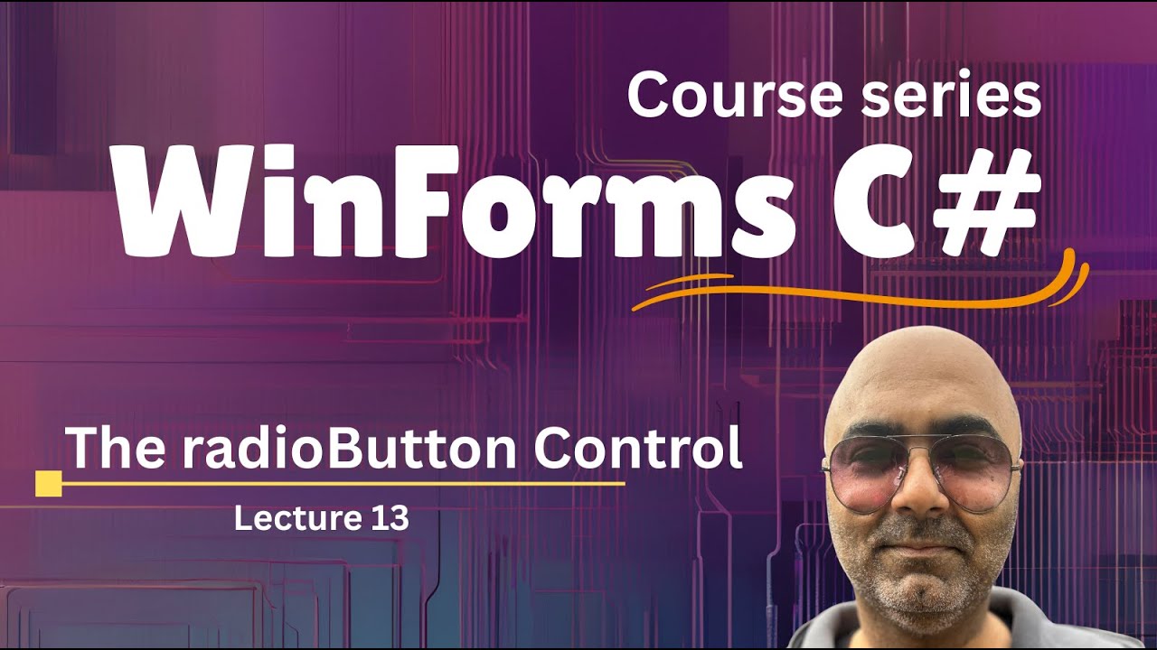 Radio Button Control in Windows Forms | WinForms Tutorial for Beginners