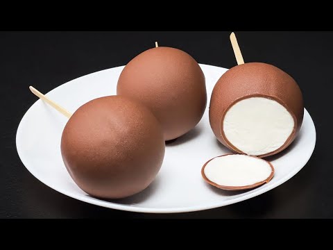 Only milk and chocolate! Delicious homemade ice cream in 5 minutes