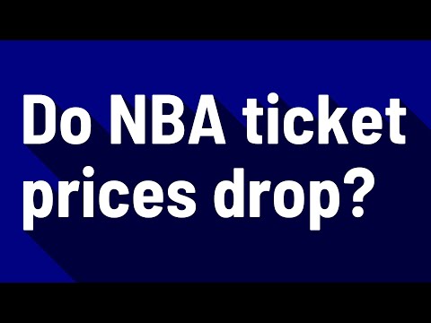 Do NBA ticket prices drop?