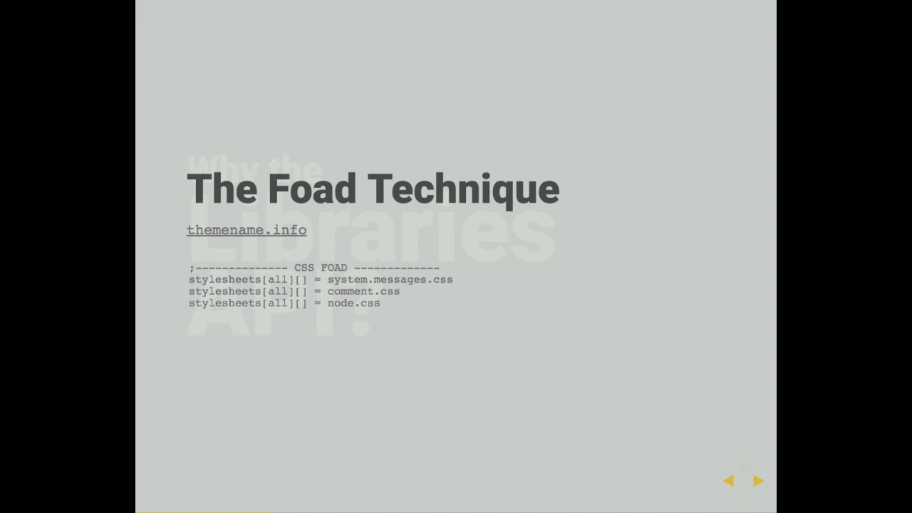 DrupalCon Baltimore 2017: Mastering Drupal 8’s Libraries API