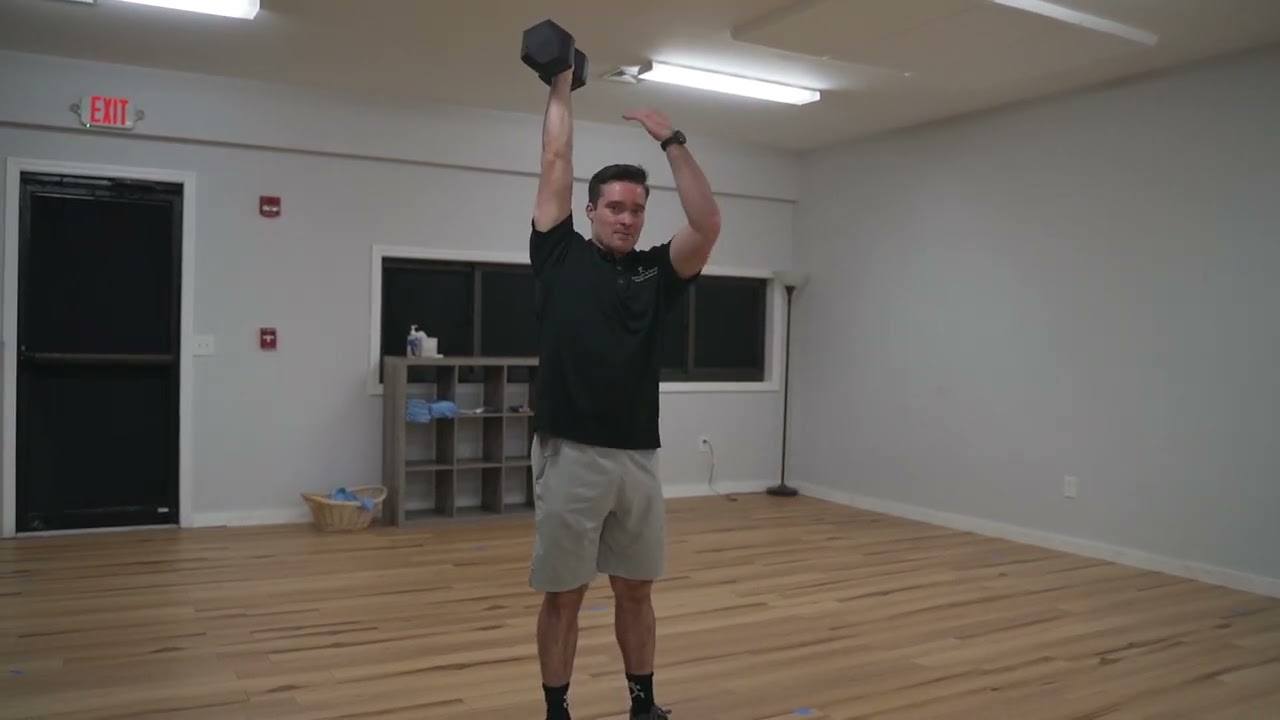 Dumbbell Single Arm Overhead Carry