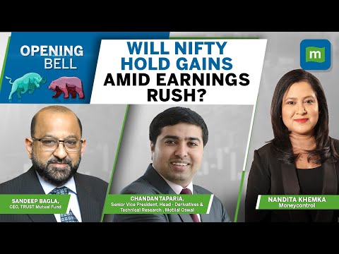 Nifty Eyes Third Day of Gains Amid Flurry Of Earnings; Axis Bank, Wipro Q1 Today| Opening Bell Live