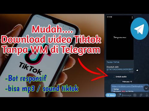 CARA Download video TIKTOK di bot telegram
