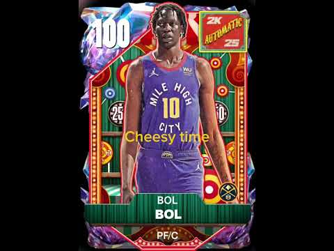 100 OVR Bol Bol automatic #capcut #2k25 #2k #myteam