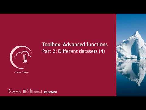 C3S ULS Toolbox Advanced functions Part 2: Different datasets (4)