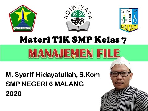 Manajemen File - Materi TIK Kelas 7 Jenjang SMP