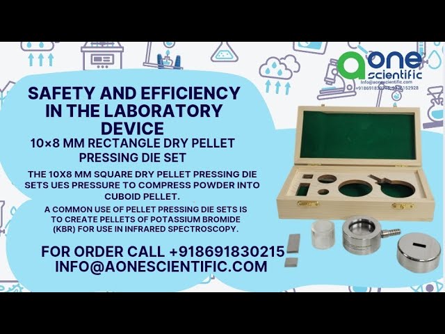 Laboratory Pellet Press For Solid Sampling - KBR Pellet Die Set ...