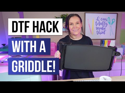 Curing DTF on a Griddle??!! - Save, ship and sell your transfers! - New DTF Hack!