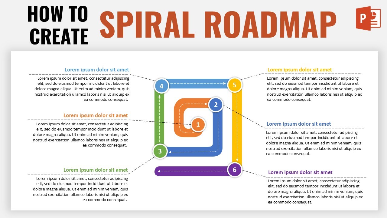 How to create a Spiral Roadmap Infographic in PowerPoint