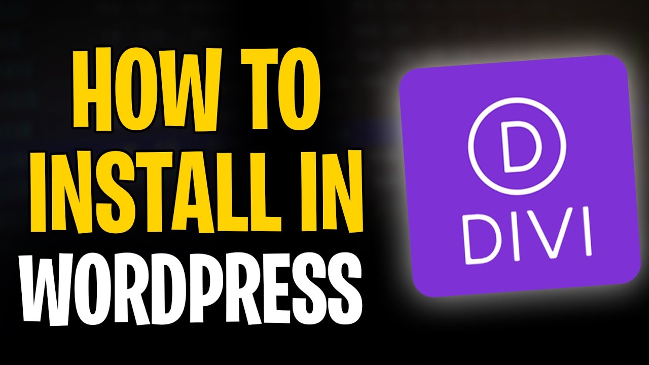 How to Install Divi Theme in WordPress (2026)