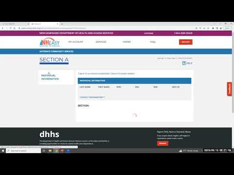 NH Easy: Submitting and Viewing Functional Screens