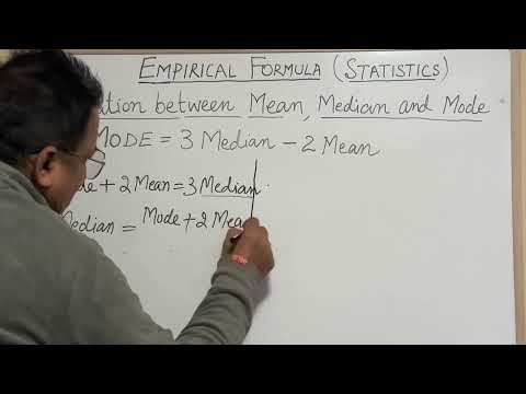 Empirical formula in statistics