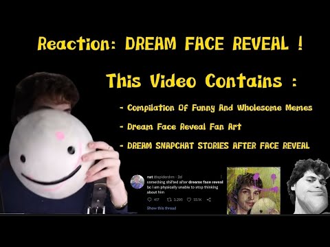 Twitter Reacts Dream Face Reveal - Funny Memes Dream Face Reveal - Dream Face Fan Art
