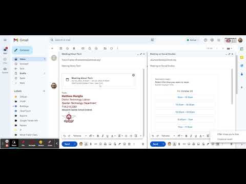 Set Up a Time to Meet in Gmail