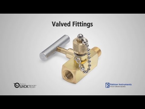 How To Use Valved Fittings | Ralston Instruments
