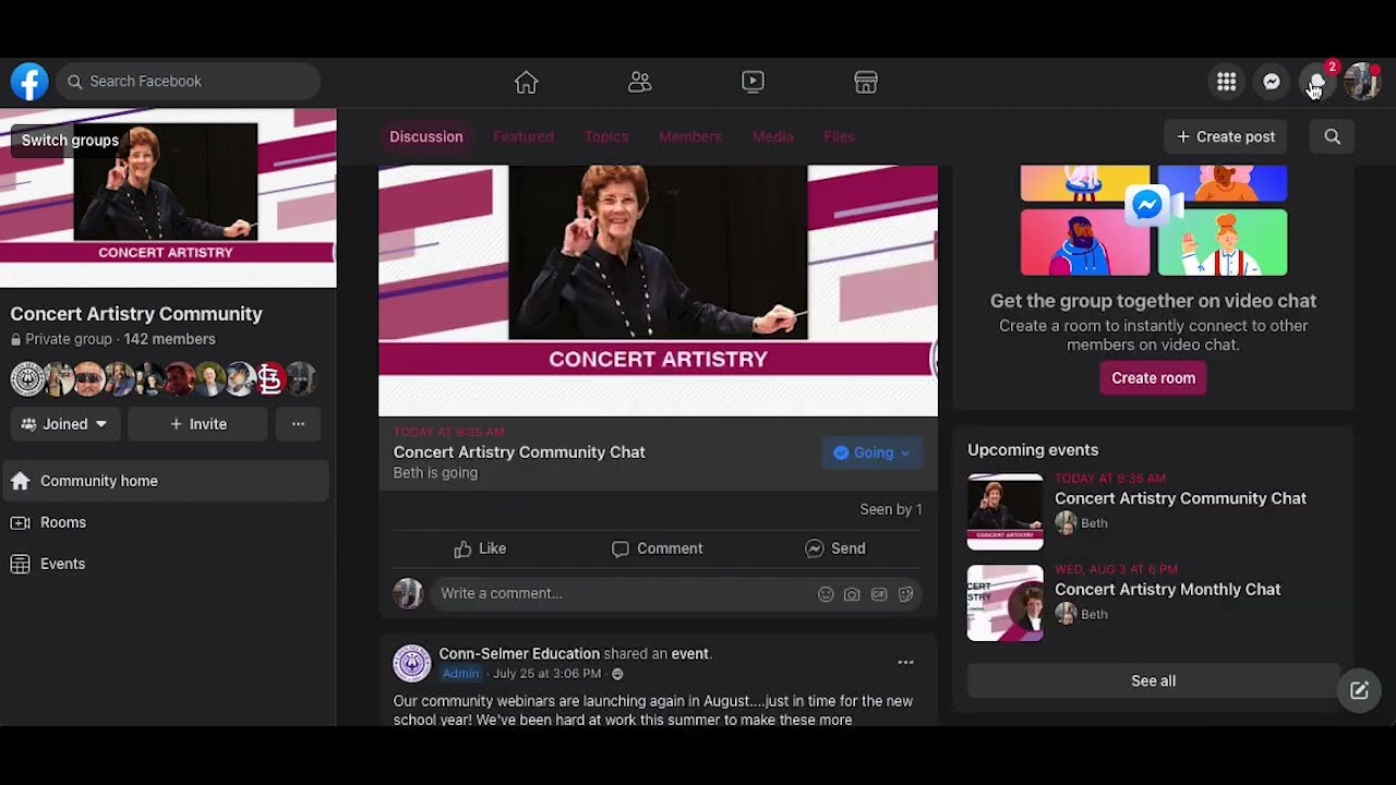 Walkthrough - New Community Chats