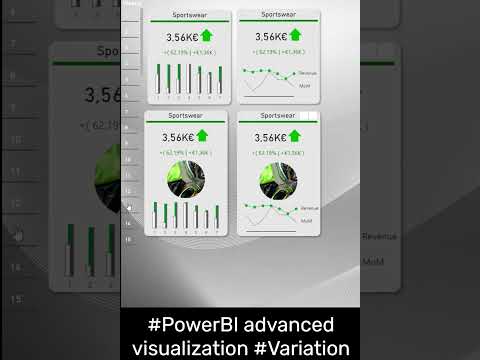 Advanced visualization variation in #PowerBI #Desktop #Visuals