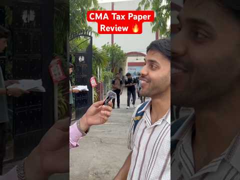 CMA Inter Tax Paper Review 🔥