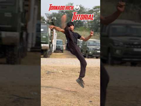 Tornado Kick🔥🥋✅ #tutorial #taekwondo #kick #karate #motivation #tricks #training #speed #shorts