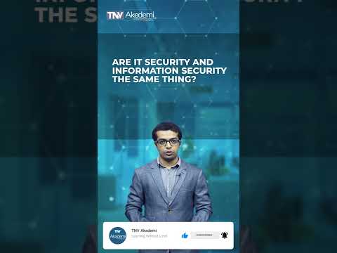 ARE IT SECURITY AND INFORMATION SECURITY THE SAME THING?