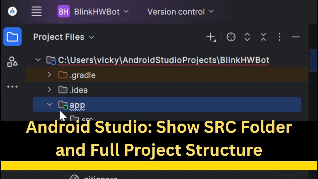 How to View SRC Folder in Android Studio | Quick & Easy Guide