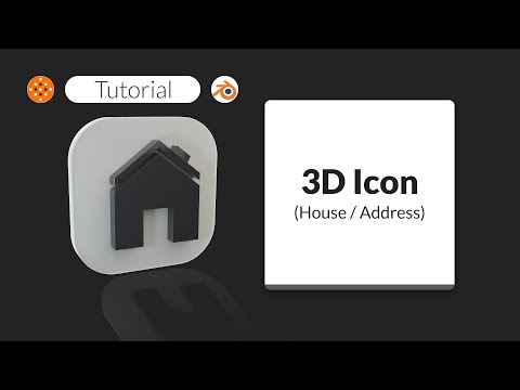 3D Icon | House / Location | Blender