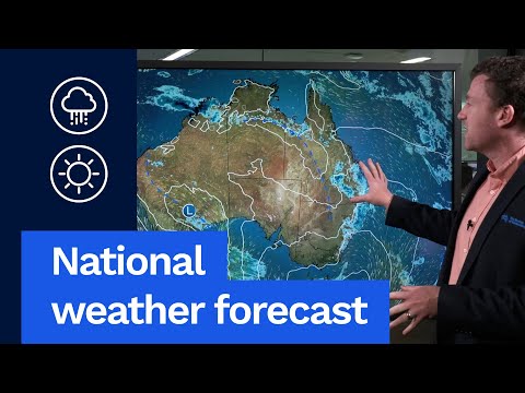 National Weather Forecast Thur 14 Nov 2024: Storms continue in the east, cold front nears the south