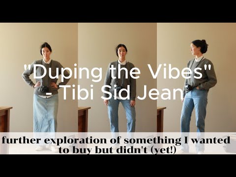 NO BUY WEEK #14: The Tibi Sid Jean, Model Outfit Recreations
