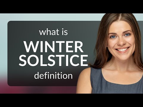 Winter solstice — definition of WINTER SOLSTICE