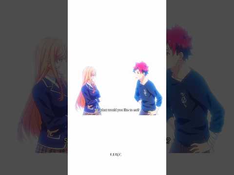 (Souma Yukihira and Erina Nakiri) 🧡🧡 #yukihirasoma#erinanakiri#foodwars#anime#anime#animeshorts#amv